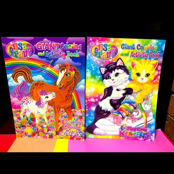 Lisa Frank | Toys | Lisa Frank Nwt Giant Coloring And Activity Book ...